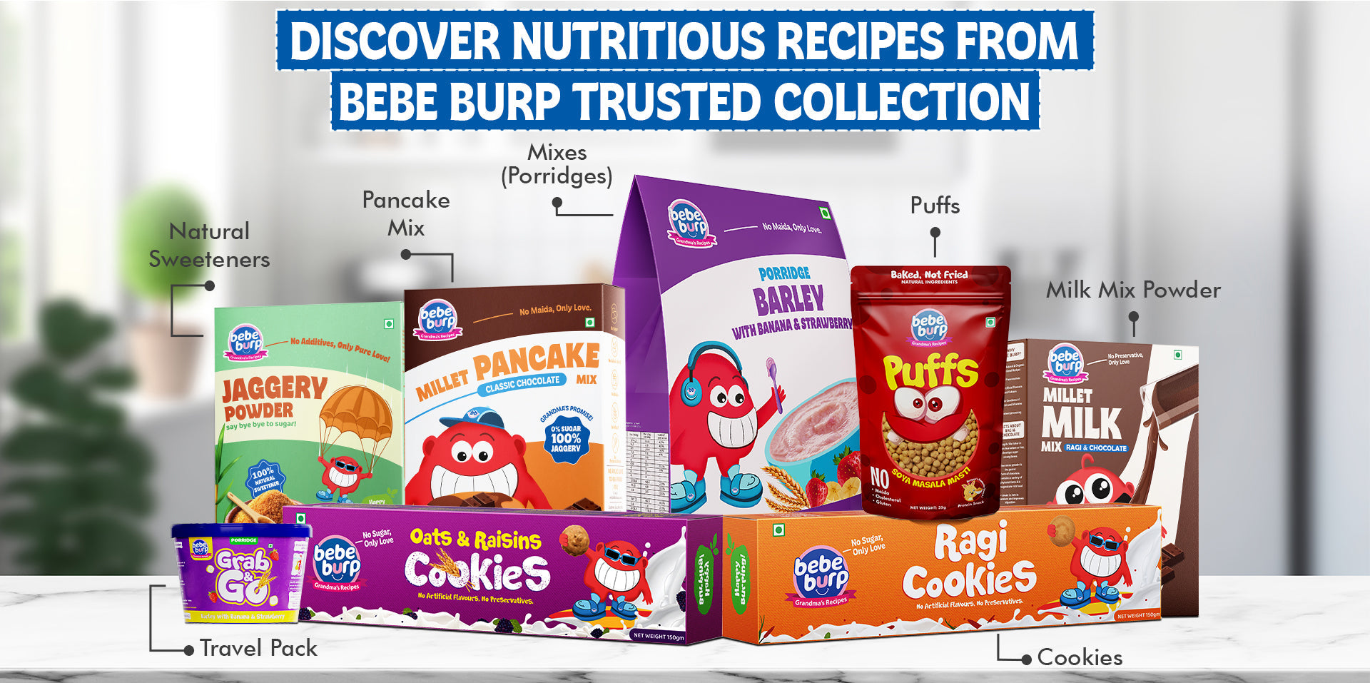 Nutritious Indian Baby Foods by Bebe Burp | Organic Trusted Recipes