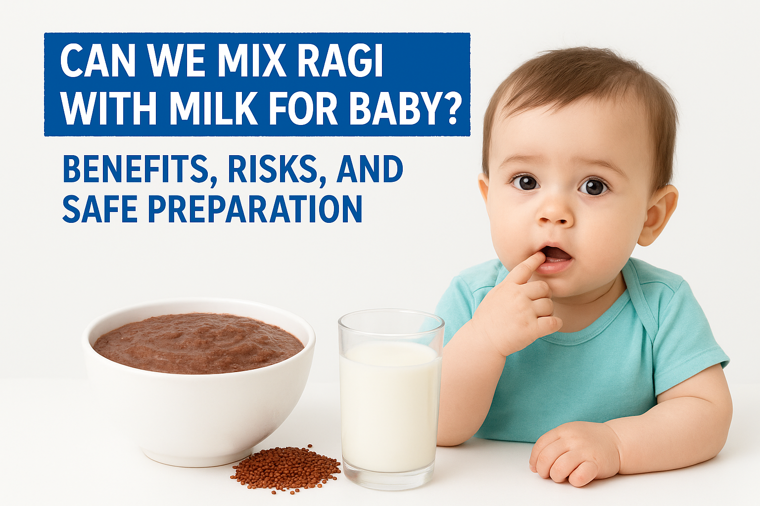 Ragi with Milk: Safe Benefits, Risks & Baby Feeding Guide