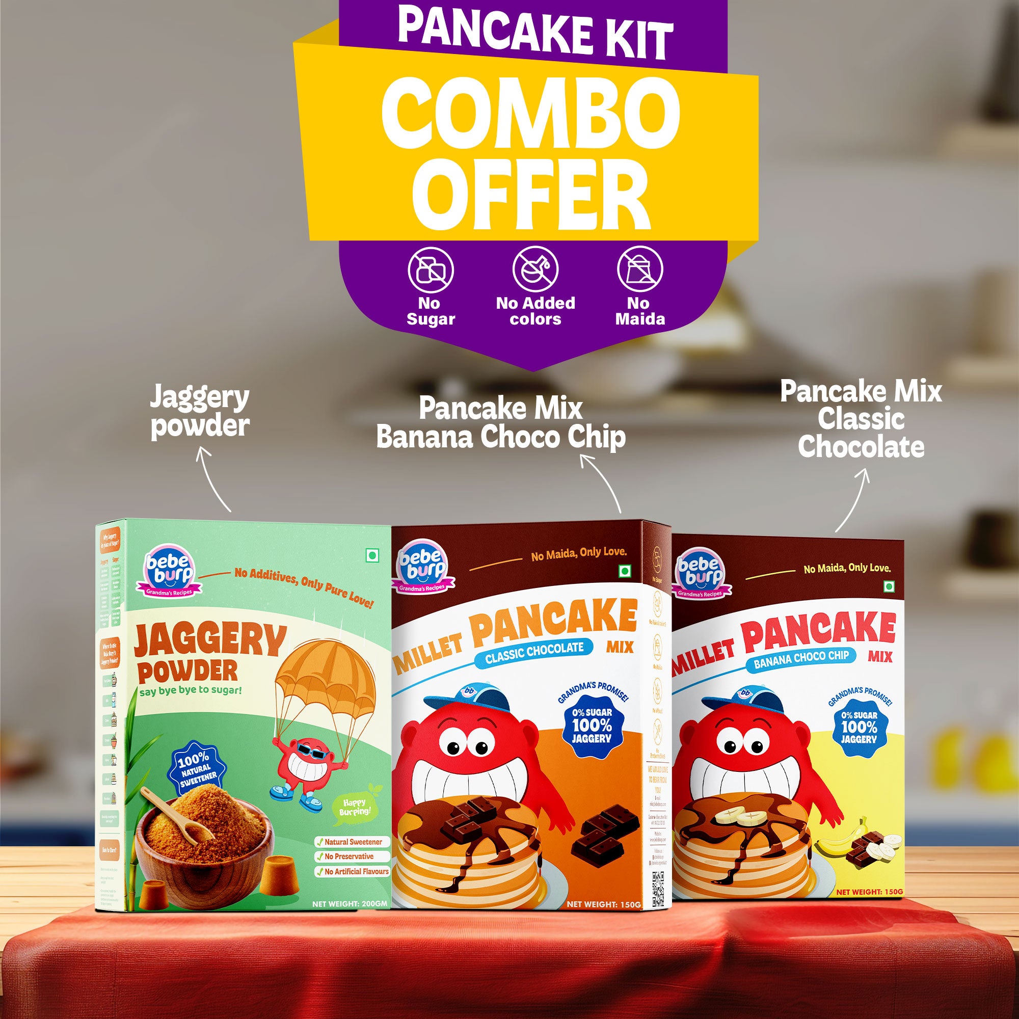 Pancake Kit Combo - Delicious Breakfast Pancake Mixes