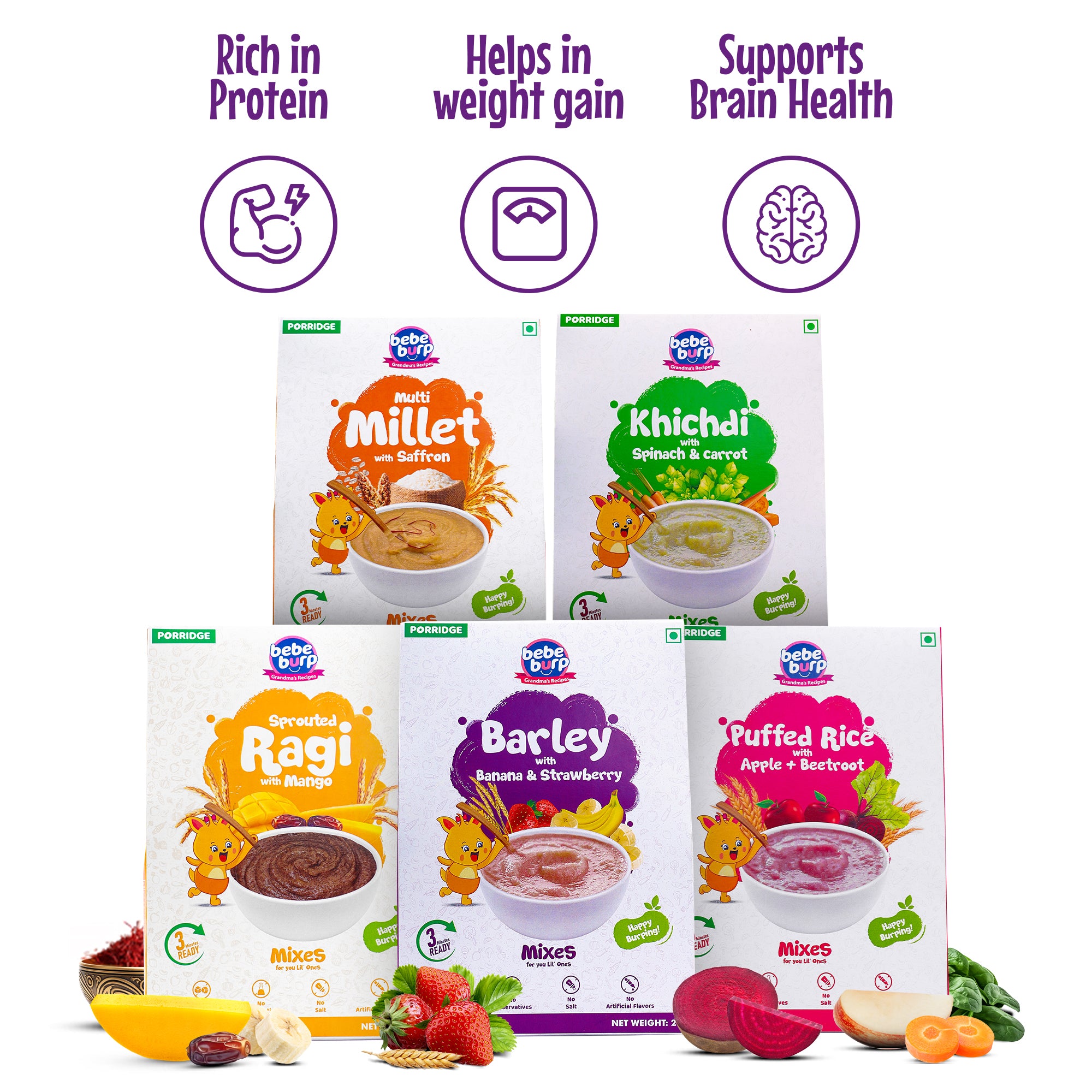 Organic Healthy Baby Food | Bebe Burp
